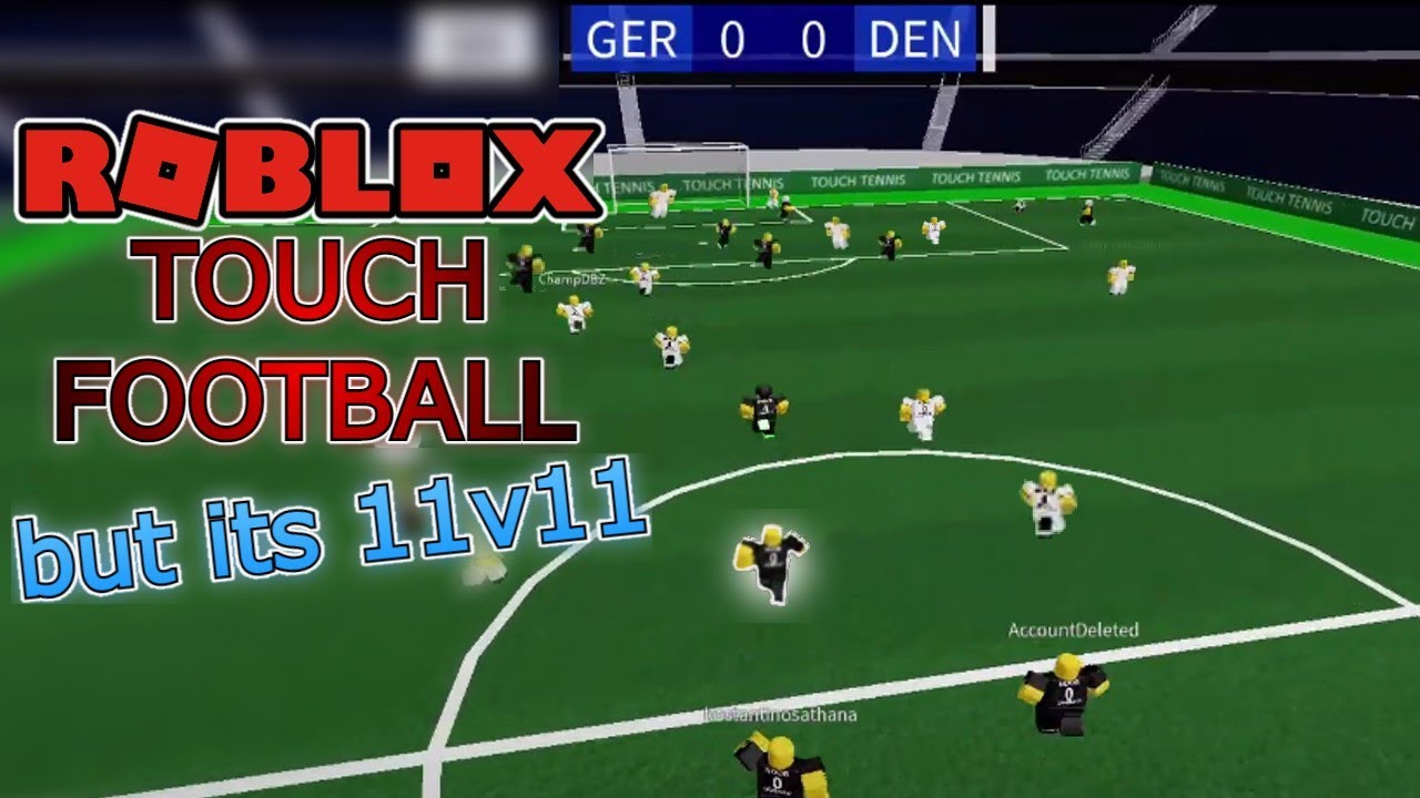 the most CHAOTIC game of TOUCH FOOTBALL... (Roblox Touch Football ...