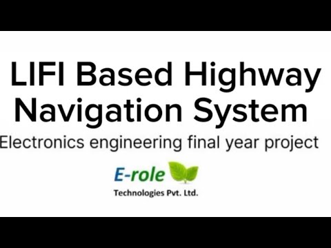LIFI Based Highway Navigation System - YouTube