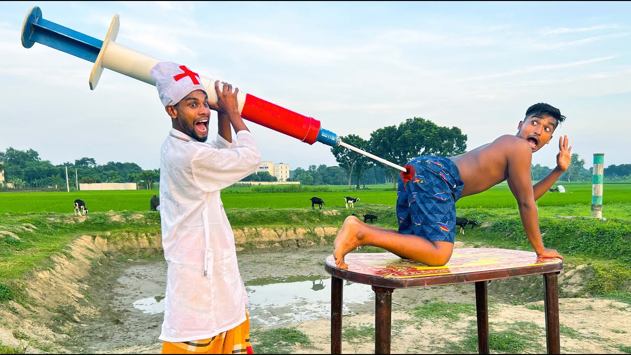 Must Watch Funny Video 2022 Injection Wala Comedy Video Doctor Comedy ...