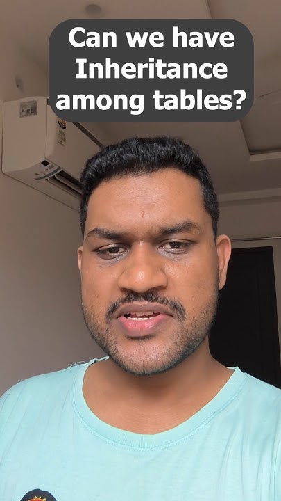 Inheritance among database tables - YouTube