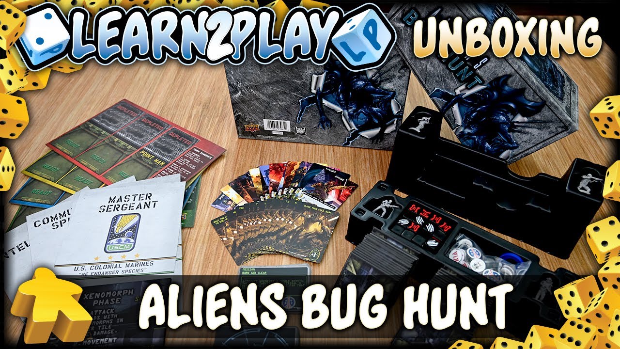Aliens Bug Hunt unboxing - YouTube
