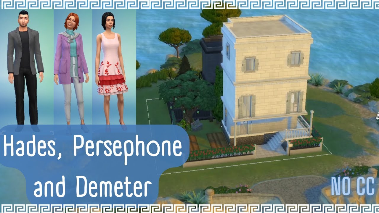 Hades, Persephone, and Demeter | Greek mythology Episode 1 | Sims 4 ...