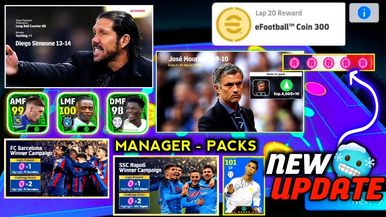 New Manager Packs On Thursday In eFootball 2024 | Free Coins & Victory ...