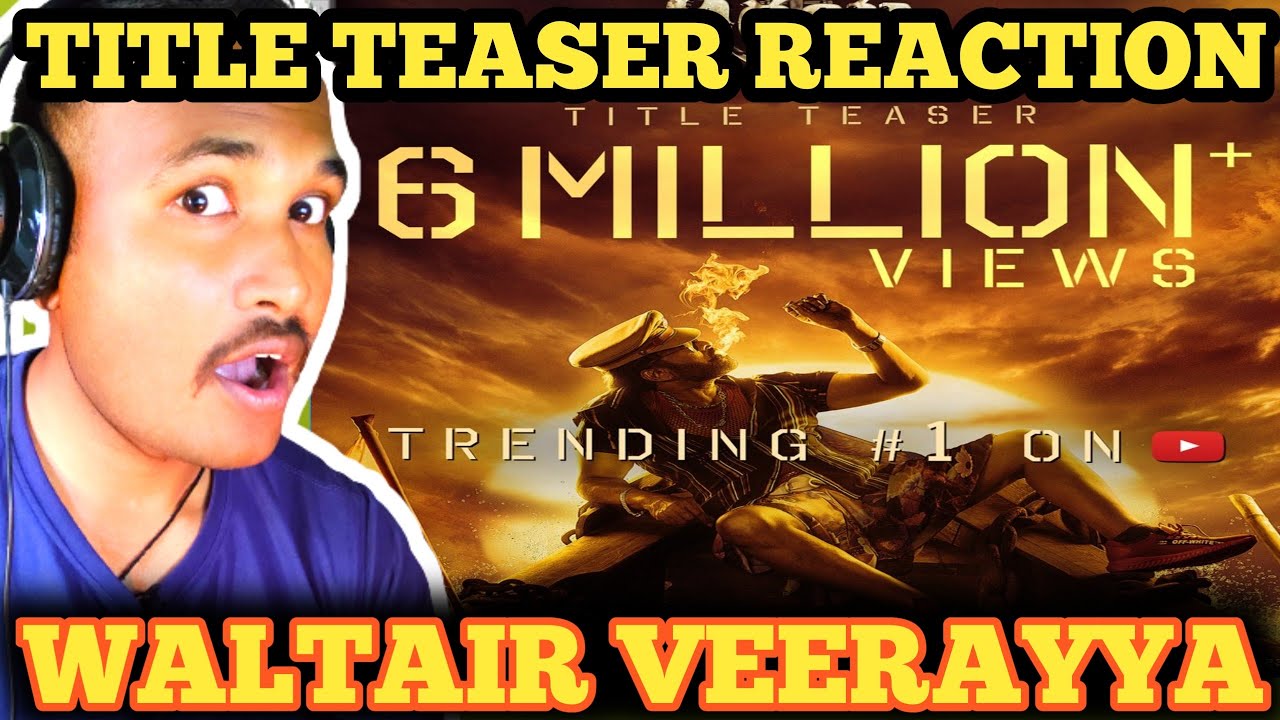 Waltair Veerayya Title Teaser | Megastar Chiranjeevi | Ravi Teja | Bobby Kolli | Shruti Hassan ...