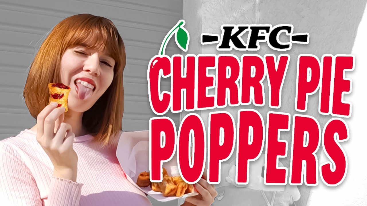 Lety Does Eating Cherry Pie Poppers From KFC - YouTube