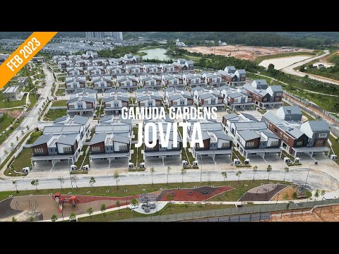 Progress of Jovita Linked Semi-D, Gamuda Gardens (as at Feb 2023) - YouTube