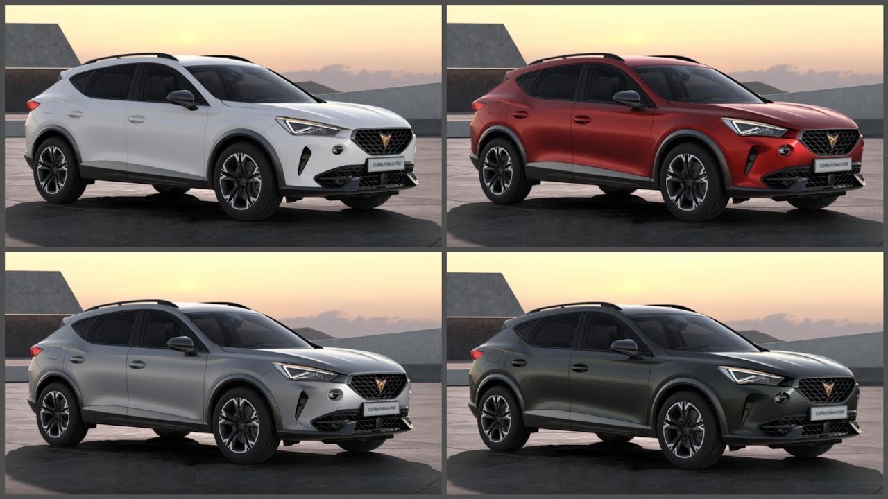 New Cupra Formentor Colours - Detailed Comparison (all colors) - YouTube