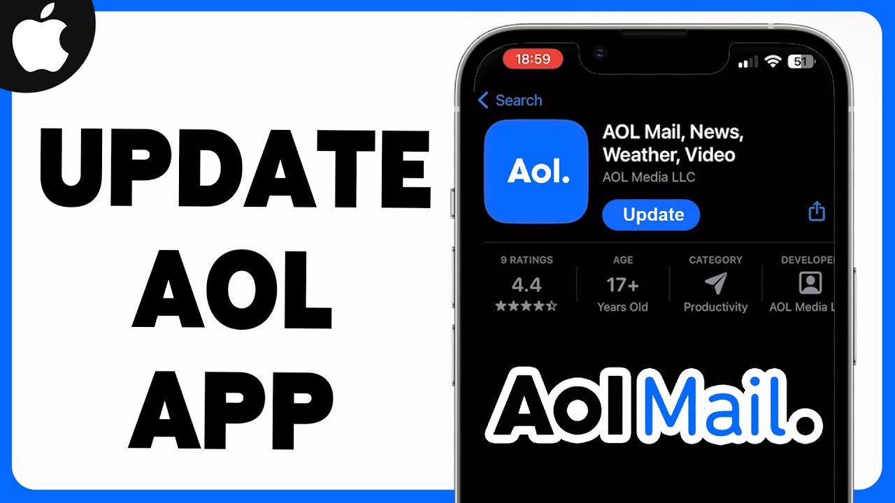 How To Update AOL Application 2024 | AOL Mail App Update In iPhone ...