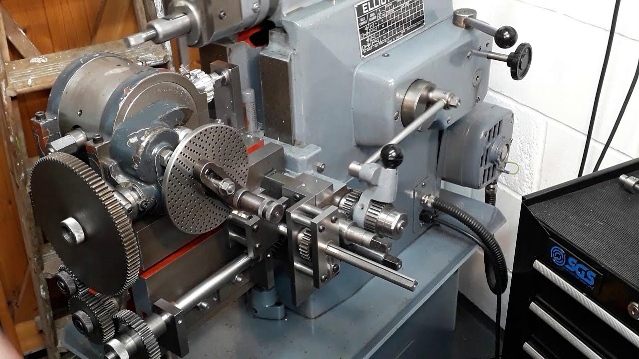 Elliott 10M Shaper Gear Cutting Fixture Part 1 - YouTube