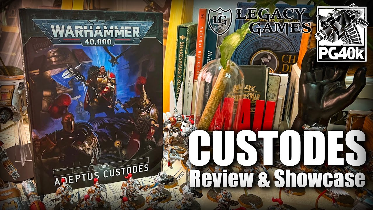 NEW Custodes Codex Review & Units Showcase | penang40k | pg40k - YouTube