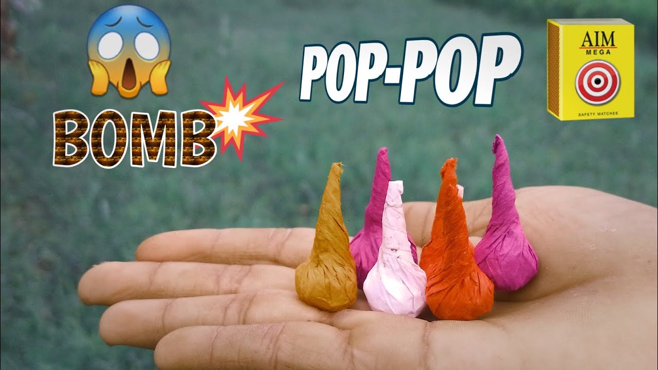 How to make pop-pop bomb from matchstick 💯| #diwalispecial #crackers # ...
