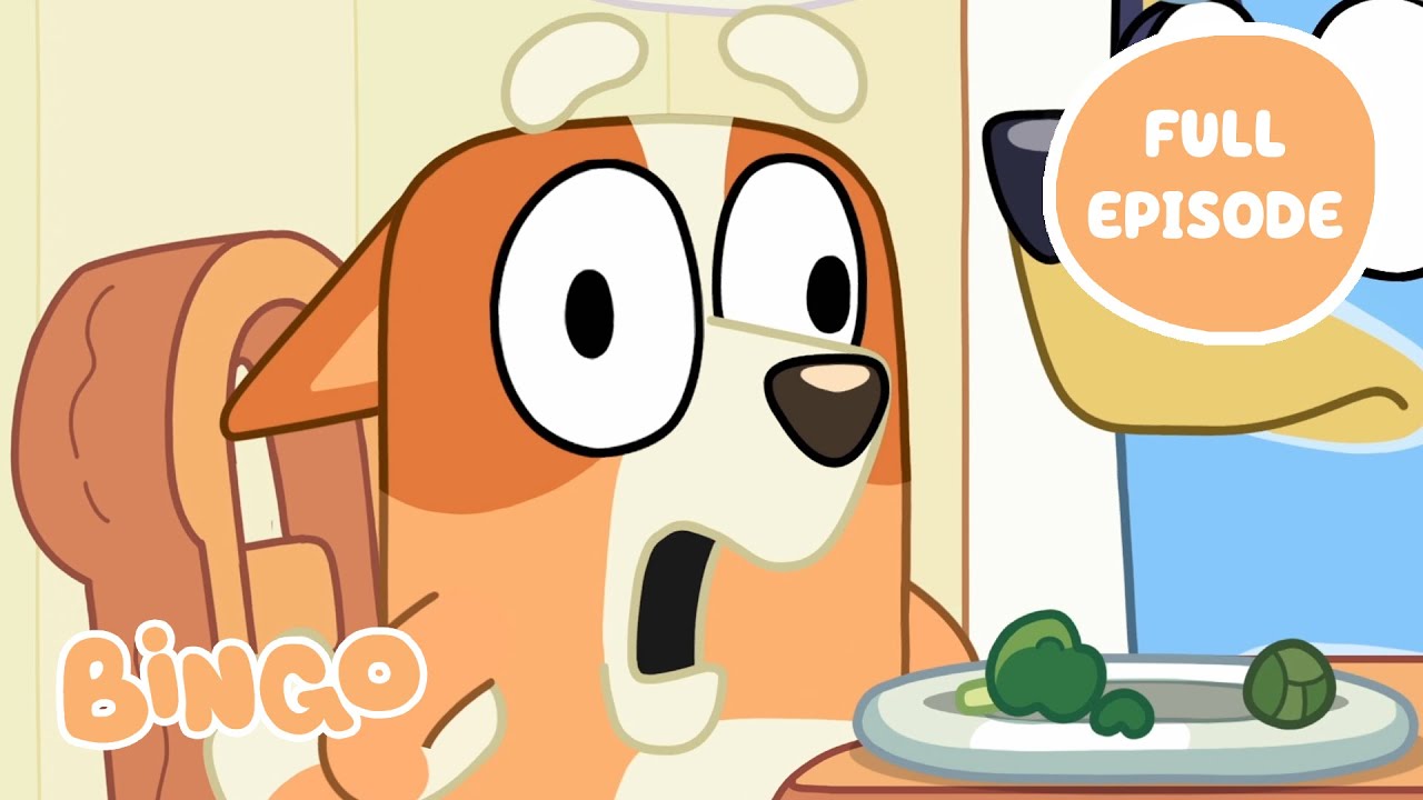 Bingo becomes a Parrot! 🦜 🧡 | Asparagus Bluey FULL EPISODE | Bingo ...
