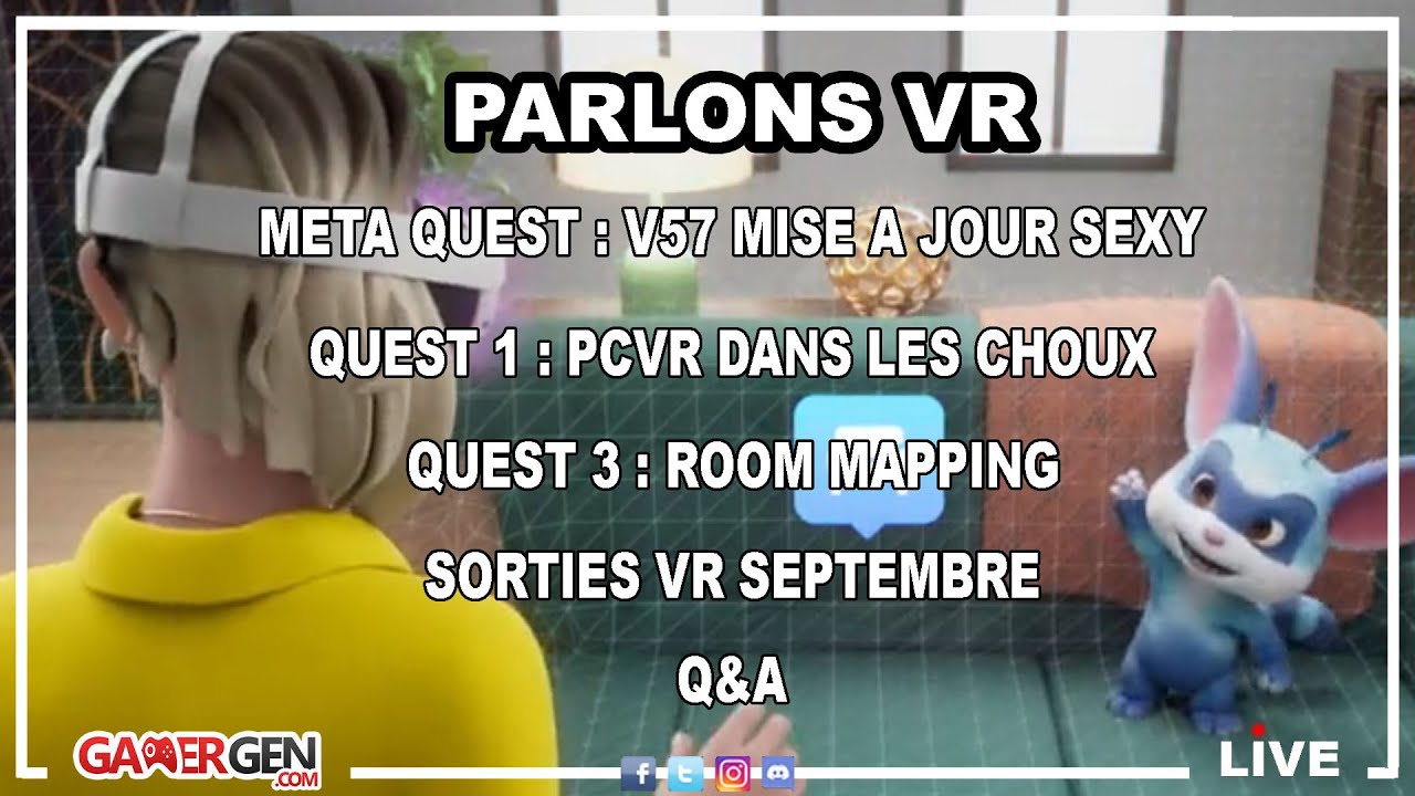 META QUEST V57 - QUEST 3 : ROOM MAPPING - SORTIES VR SEPTEMBRE - QUEST ...