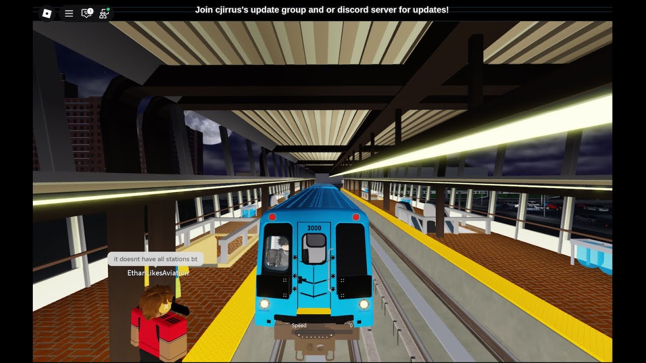 (ROBLOX) TTC LINE 3 DEMO Cjjrrus game on New Livery BLUE SRT Kennedy ...