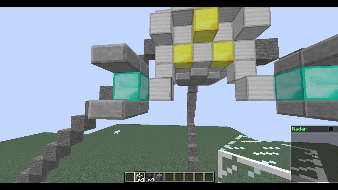 Minecraft -War Of The Worlds- Tripod( meu primeiro vídeo) - YouTube