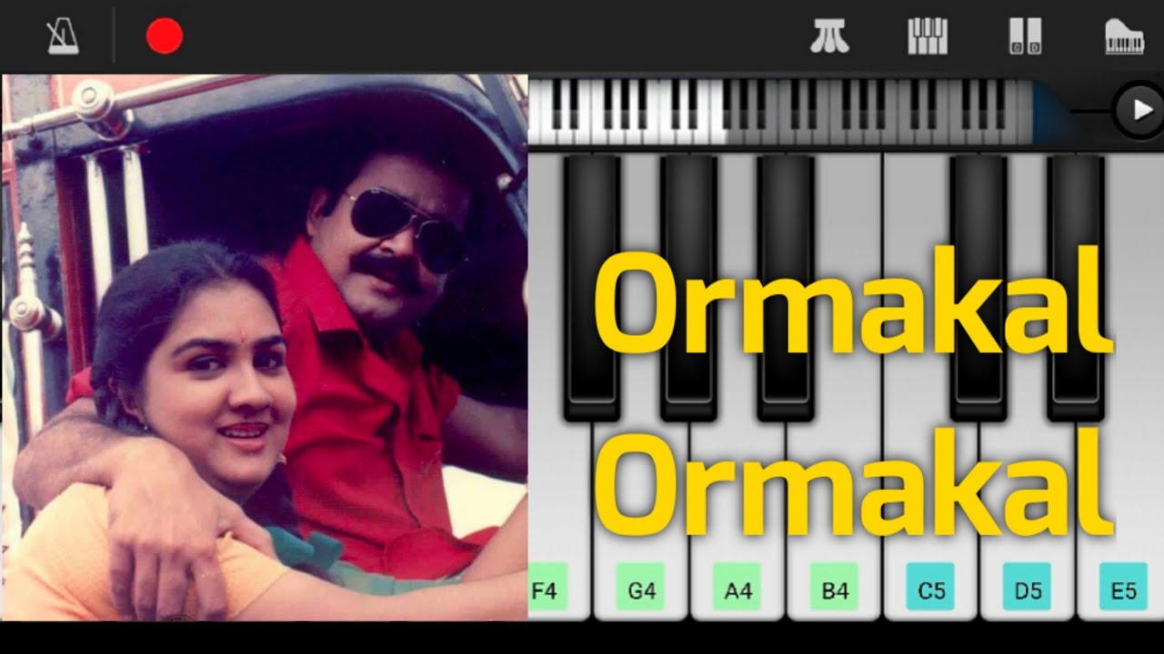 Ormakal Ormakal | Spadikam | Easy Piano Tutorial - YouTube