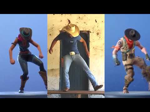 Dança country Fortnite - Knee slapper - Warlei Oliveira