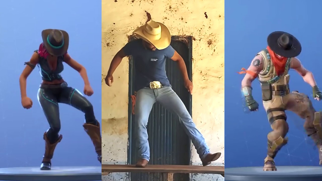 Dança country Fortnite - Knee slapper - Warlei Oliveira - YouTube