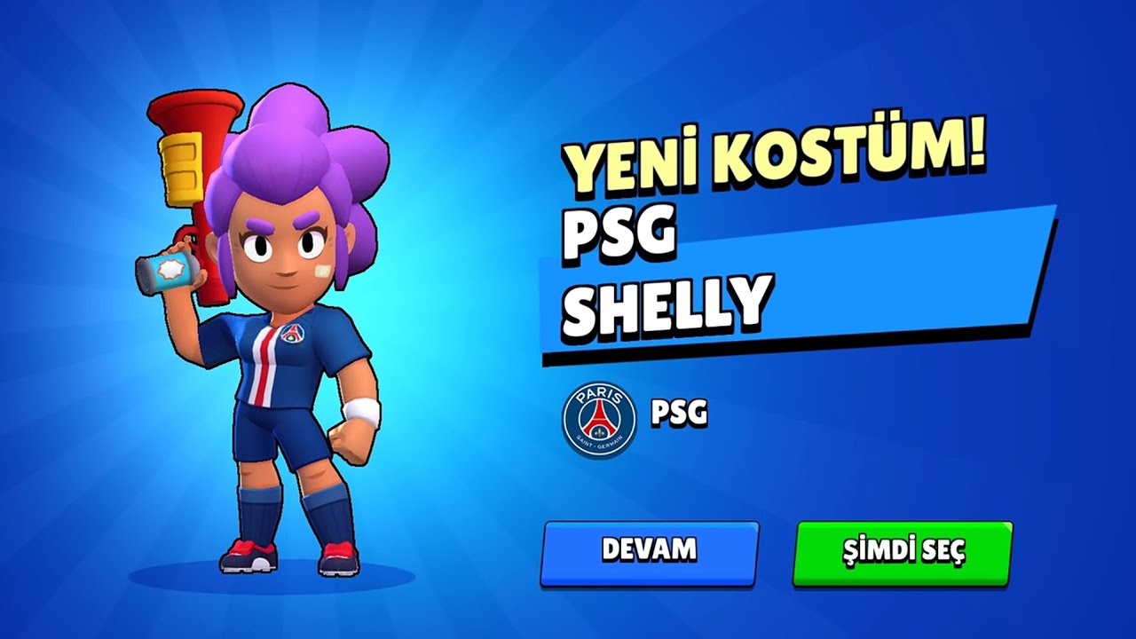 PSG Shelly Brawl Stars - YouTube