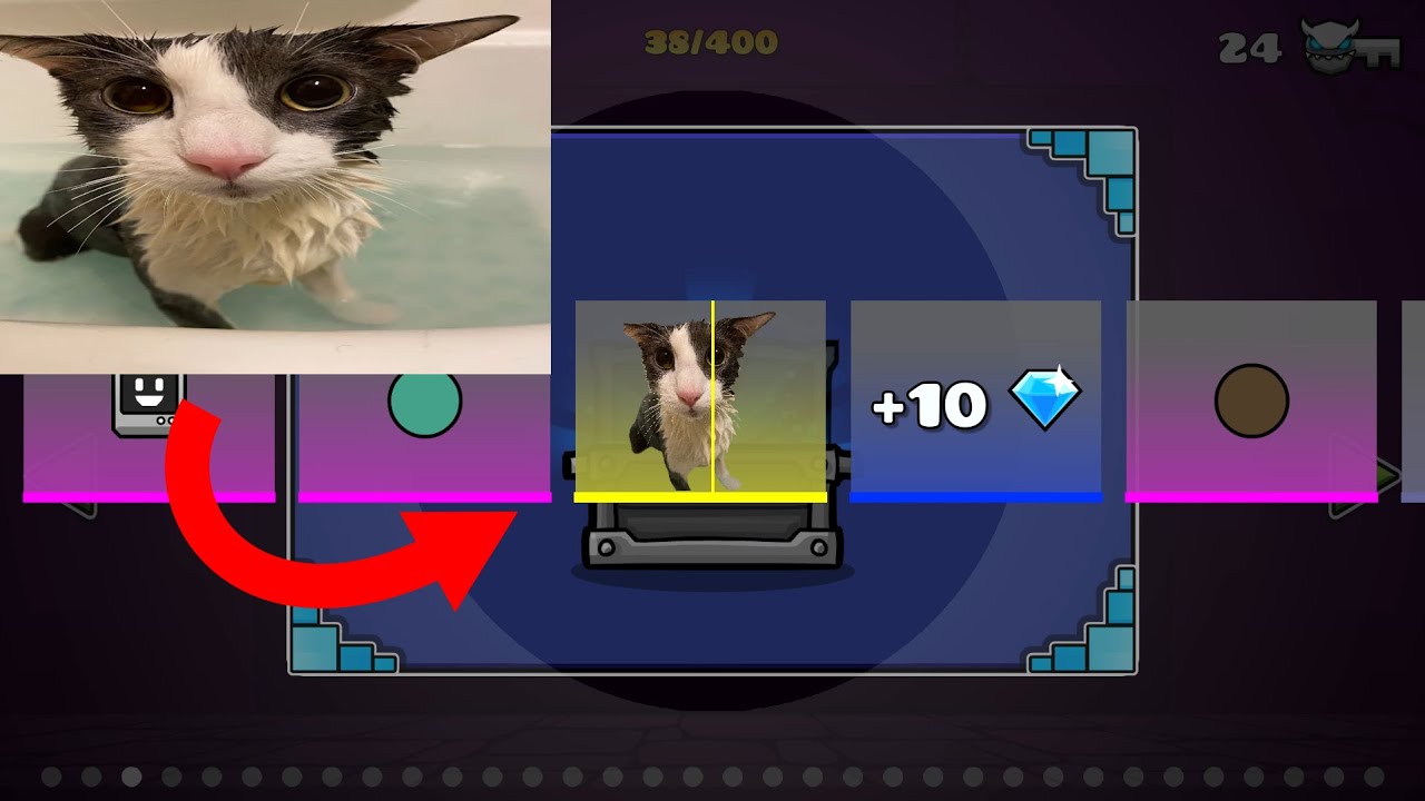 I GOT A LEGENDARY... Cat... in Geometry Dash? - YouTube