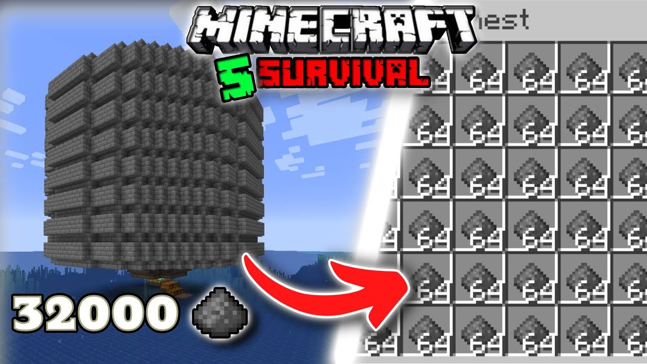 I Built The Huge Creeper Farm In Minecraft Survival |32000 Gunpowder ...