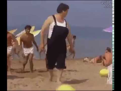 Dont kick the wrong balls in the beach