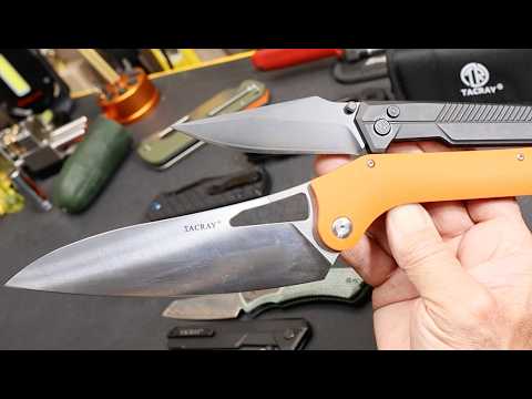 TACRAY Lifestyle! Foot-long Folding Kitchen & Stealth Titanium Knives!
