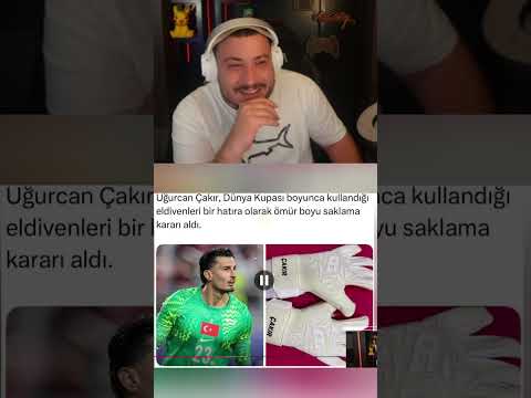 UĞURCAN ÇAKIR DÜNYA KUPASI BOYUNCA KULLANDIĞI ELDİVENLERİ BİR HATIRA OLARAK ÖMÜR BOYU SAKLAMA KARARI