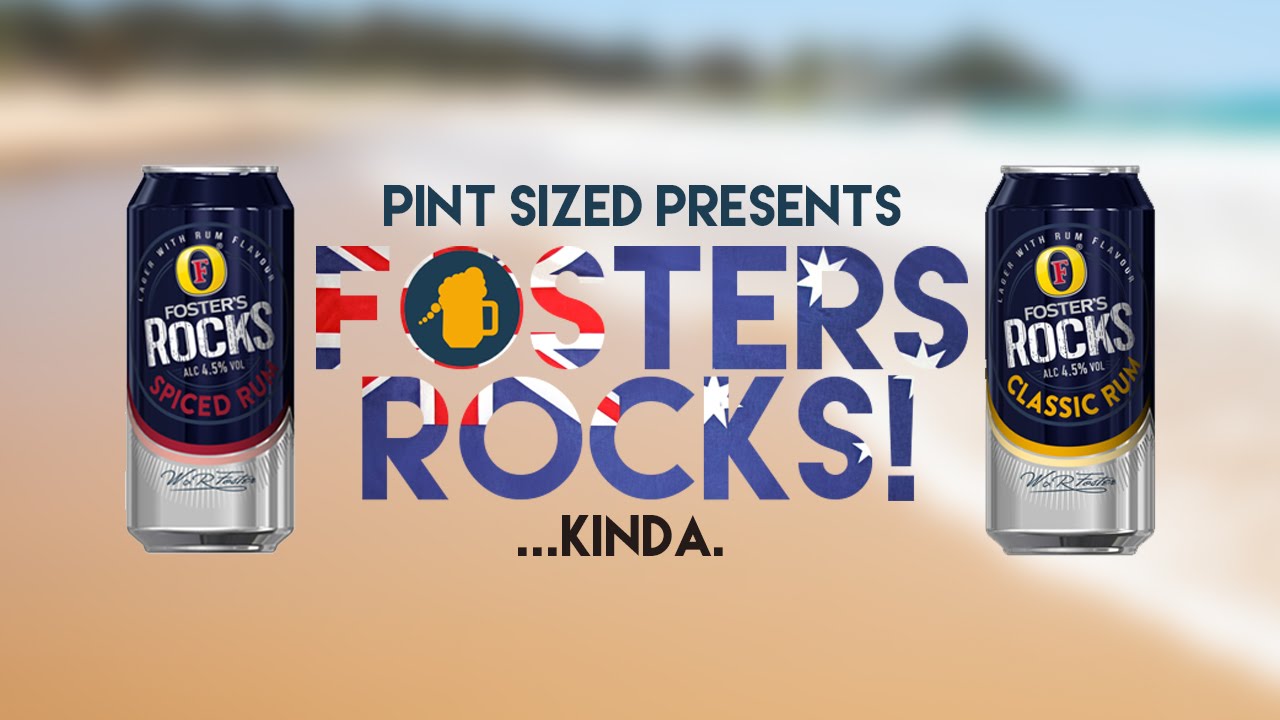 Rum Flavoured Fosters Rocks! (kinda) - YouTube