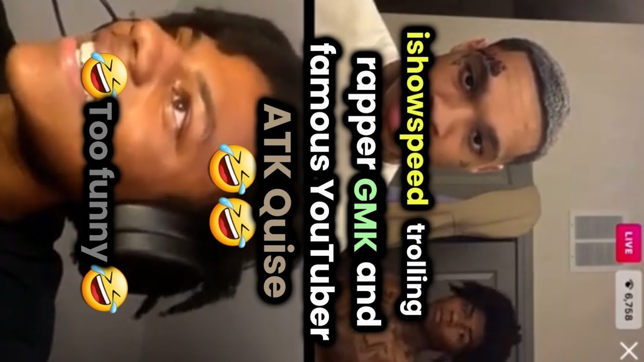 😳Ishowspeed trolls rapper GMK on ig live 🤣🤣 - YouTube