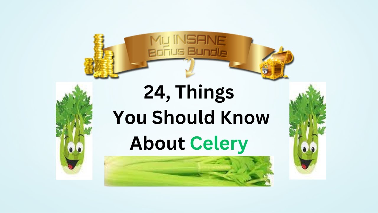 24 Things you should know about celery. Plus 500 health and fitness PLR ...