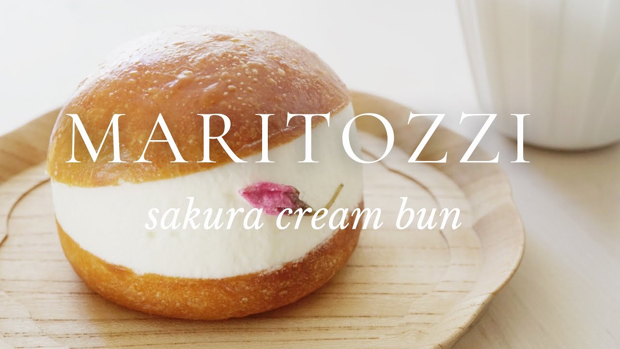 Maritozzi Sakura Cream Buns | Brioche with sakura infused cream and ...