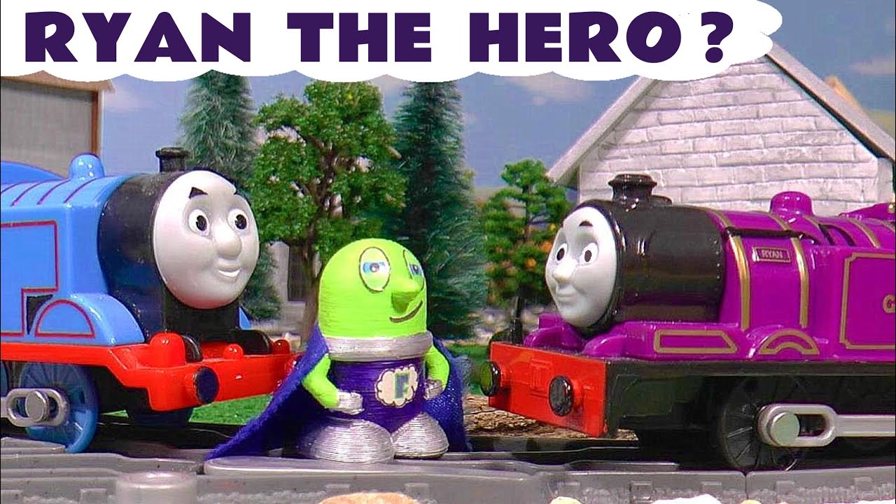 Thomas & Friends Ryan The Hero Toy Train Story With Funny Funlings ...