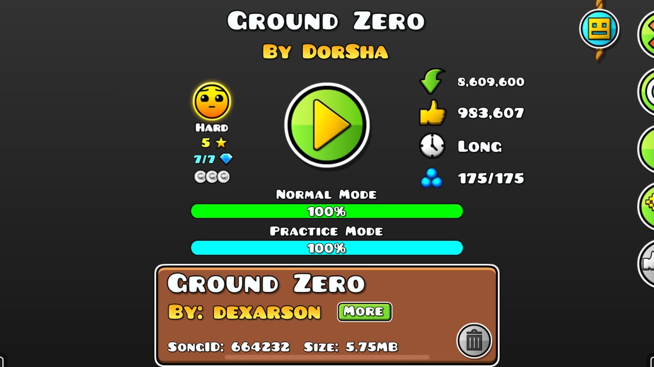 Geometry Dash - Ground Zero (By DorSha) Completed! + All Coins (Poison ...