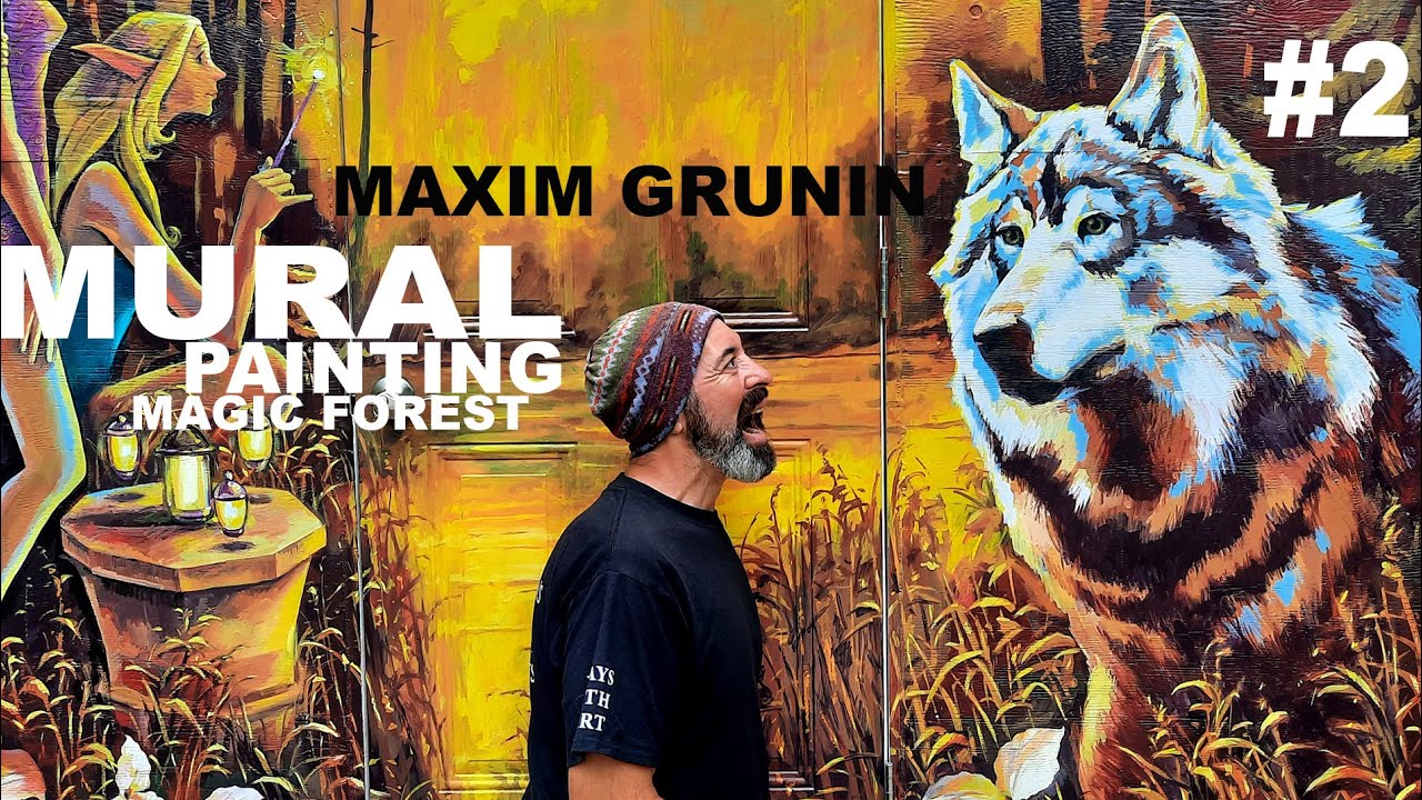 Mural for Bunkie / MAXIM GRUNIN part 2 - YouTube