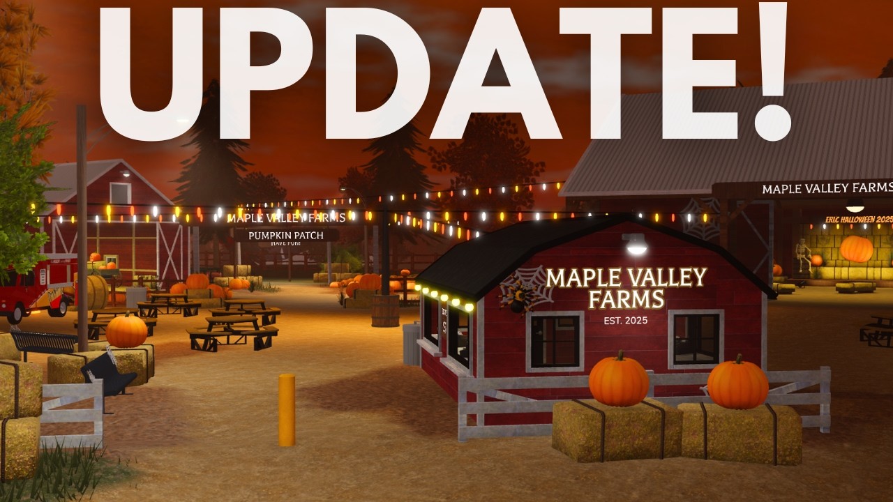 NEW ERLC UPDATE - Fall Map, Pumpkin Patch & More! - YouTube