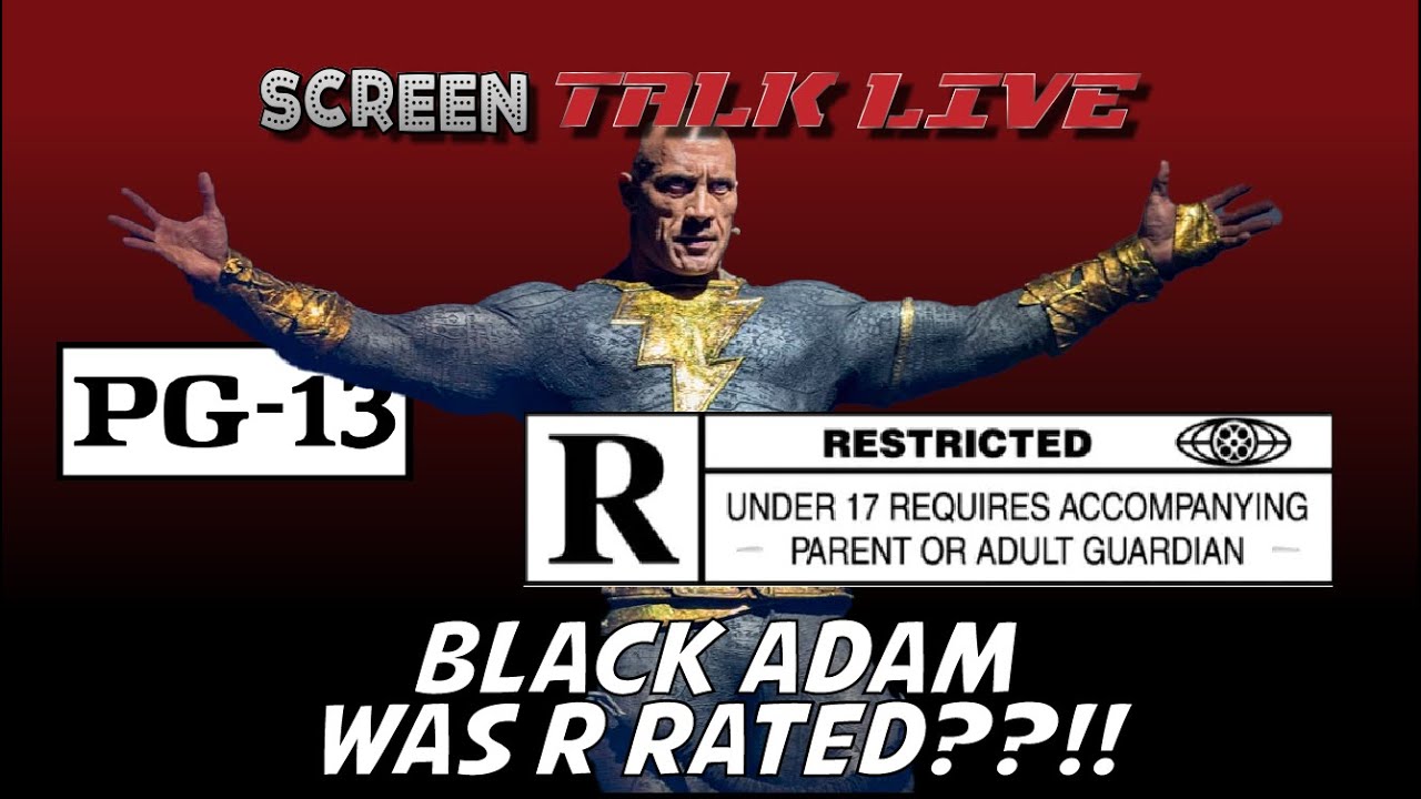 Black Adam WAS Rated R?! - Screen Talk Live! - YouTube