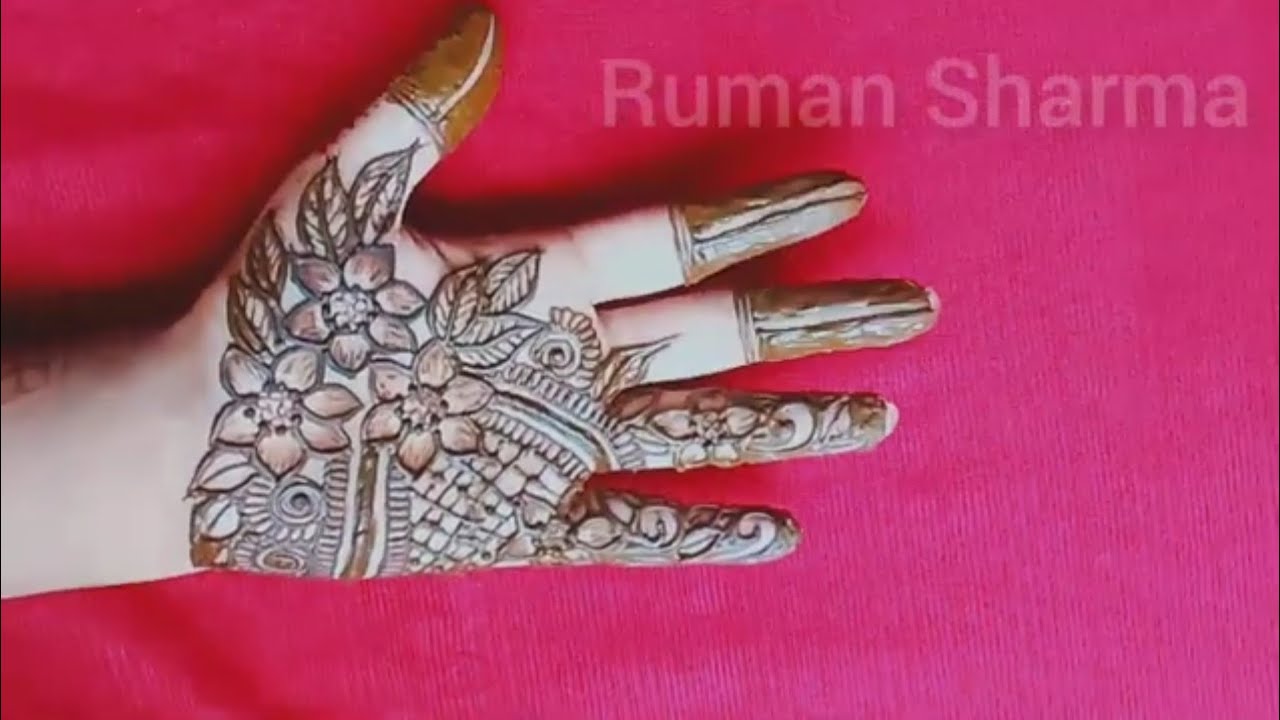 new mandhi design very simple front hand mandhi design 2023 - YouTube
