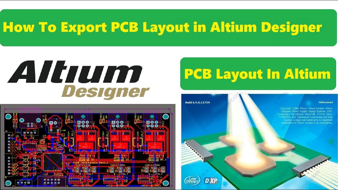 How To Export PCB Layout In Altium Designer - YouTube