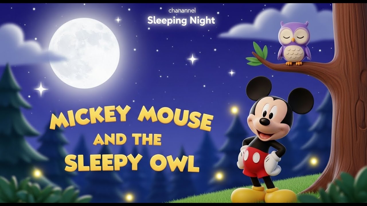 Mickey Mouse and the Sleepy Owl 🌙 | 3D Bedtime Story for Kids ...