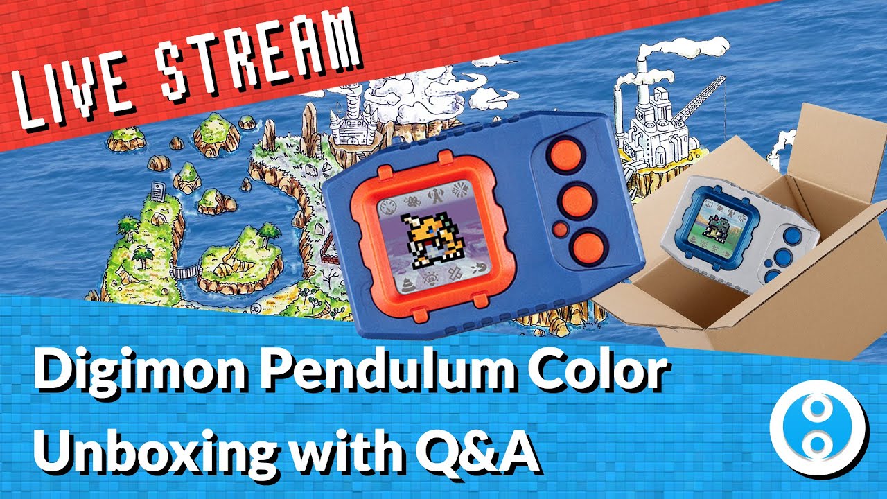 Digimon Pendulum Color Unboxing With Q&A - LIVE - YouTube