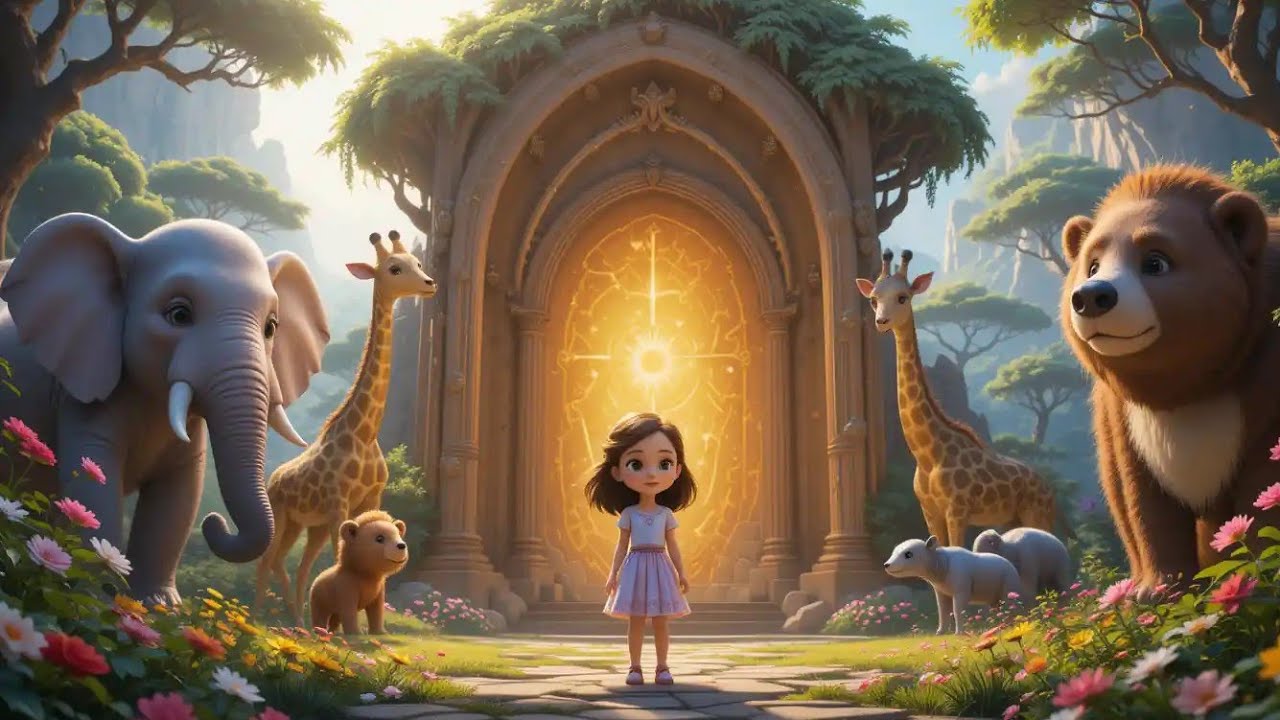 Emma’s Magical Portal Adventure — Giant Friendly Animals! - YouTube