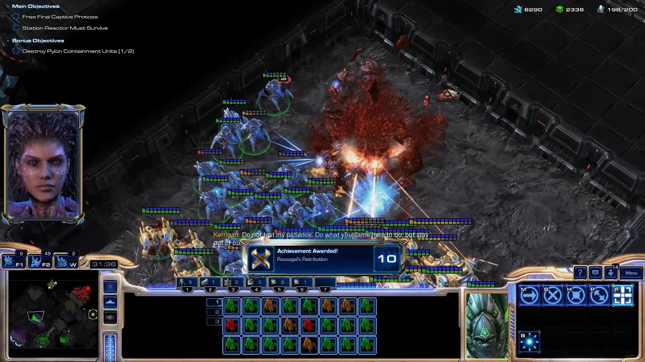 StarCraft II 10th Anniversary Campaign Achievements Hunt 50 - Raszagal ...