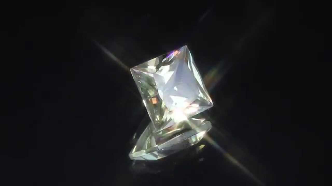 5.87 Carat Square Princess Cut Zultanite® from the GemGuys® - YouTube