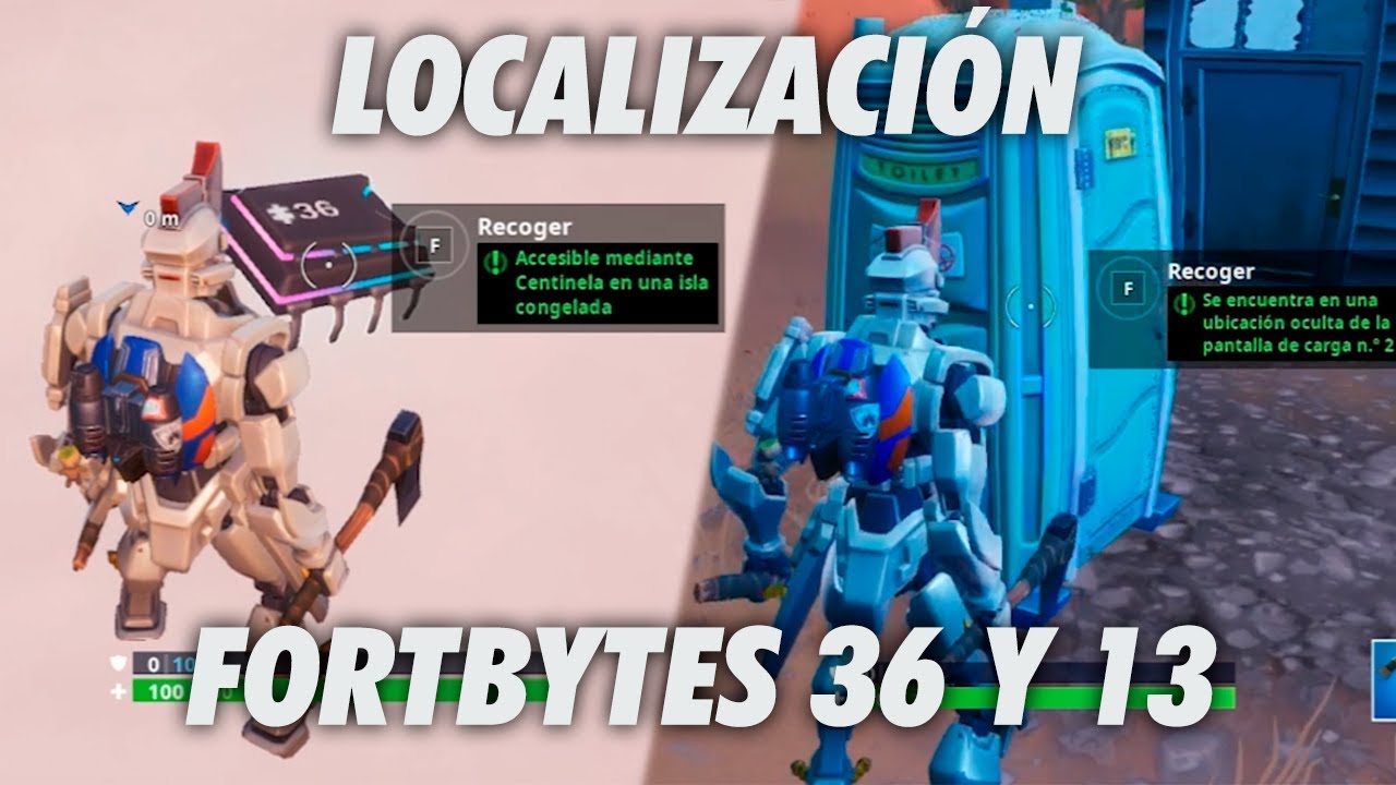 LOCALIZACIÓN FORTBYTE Nº36 y Nº13 | FORTNITE TEMPORADA 9 - YouTube