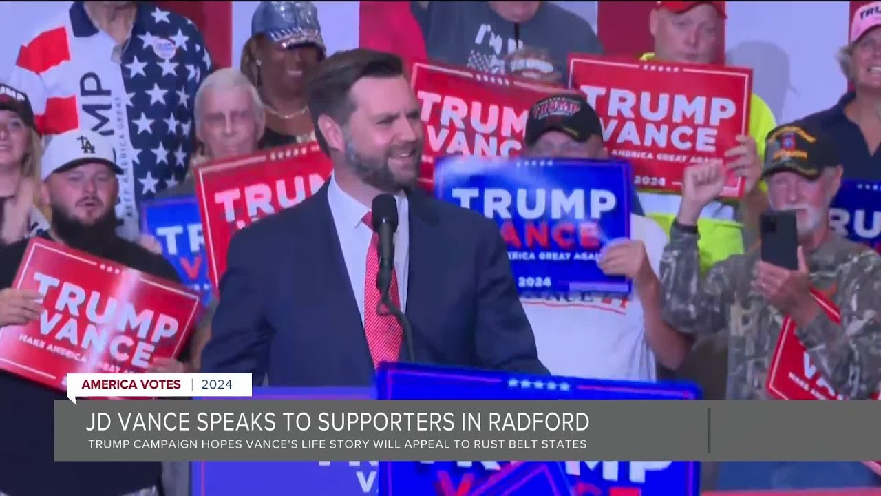 Republican vice presidential nominee J.D. Vance makes first solo ...