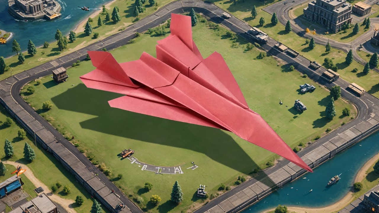 How to Fold an F-22 Raptor ️ Paper Airplane: Step-by-Step Guide on ...
