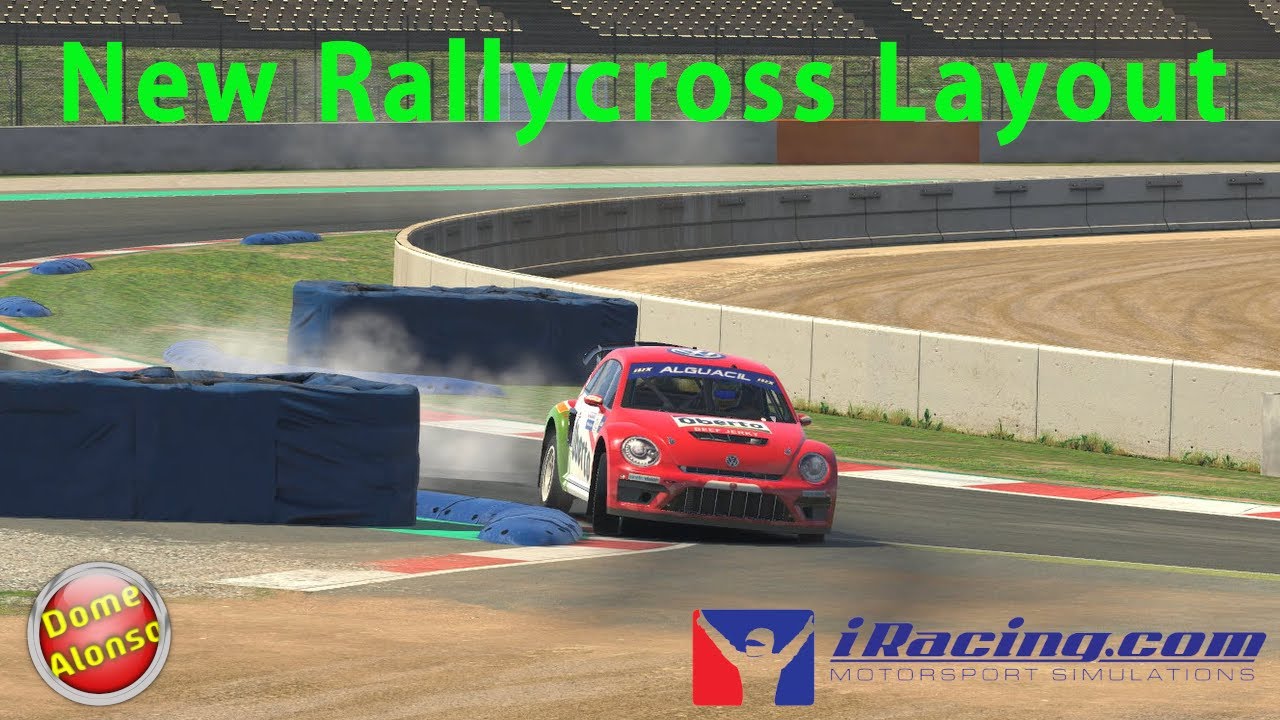 First laps at Circuit de Barcelona's new Rallycross Layout [iRacing ...