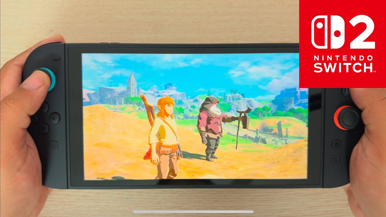 The legend of Zelda Breath of the Wild Gameplay on Nintendo Switch 2 ...
