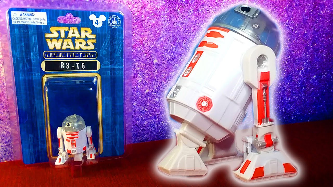 Star Wars R3-T6 Action Figure from Disney Parks Droid Factory - YouTube